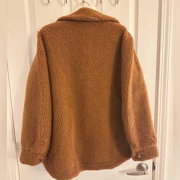 H&M | Jackets & Coats | Hm Fleece Shacket | Poshmark